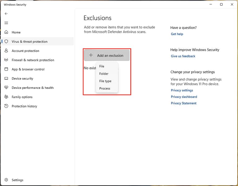 Remove Exclusions from Microsoft Defender Antivirus in Windows 10/11 ...