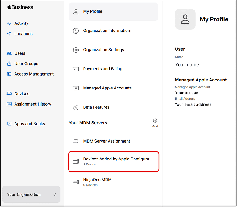 5.2 Enrolling Apple mobile devices - NinjaOne