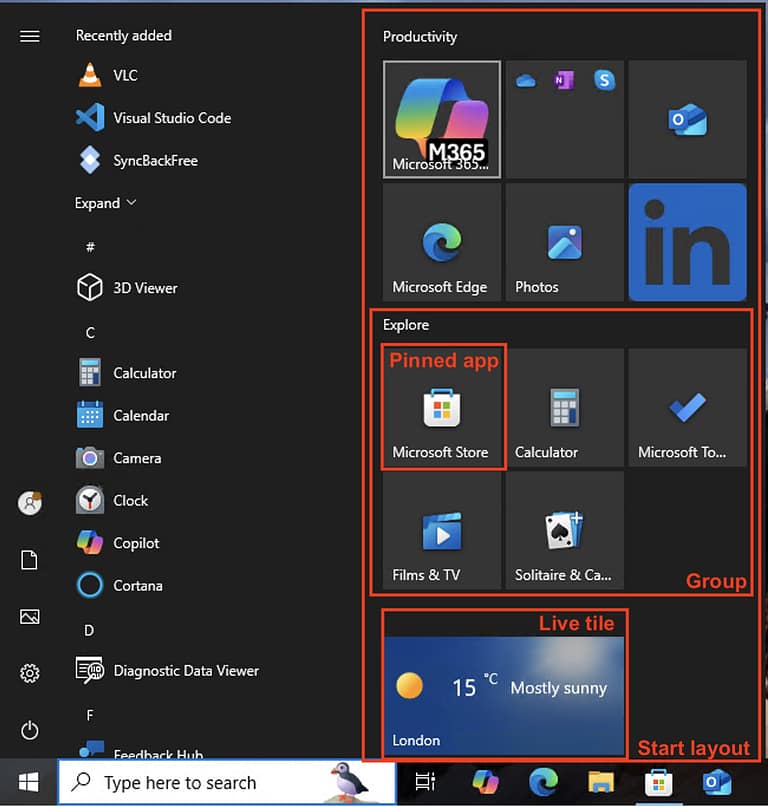 How to Set a Default Start Layout for Users in Windows 10 | NinjaOne