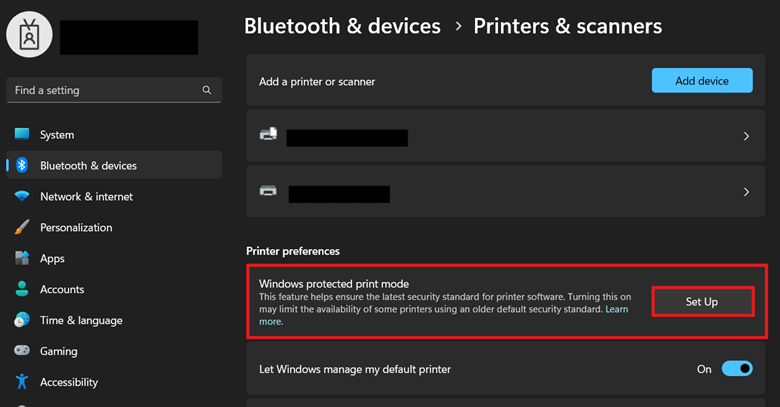 Enable or Disable Protected Print Mode in Windows 11 | NinjaOne