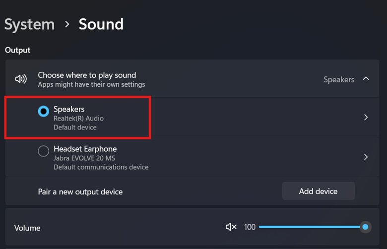 Change the Default Sound Output Device in Windows 11 | NinjaOne