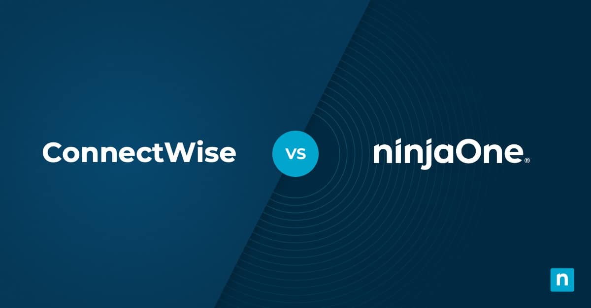NinjaOne vs ConnectWise Alternative | NinjaOne