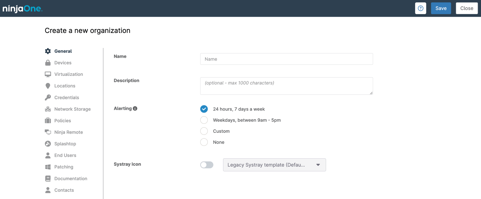 Creating and Configuring Organizations - NinjaOne