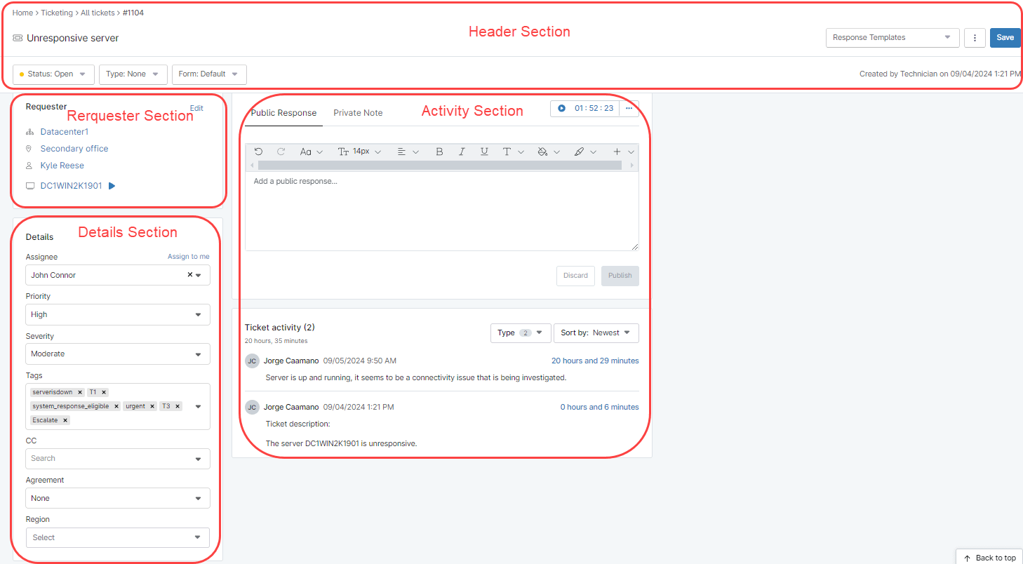 Ticket Details - NinjaOne