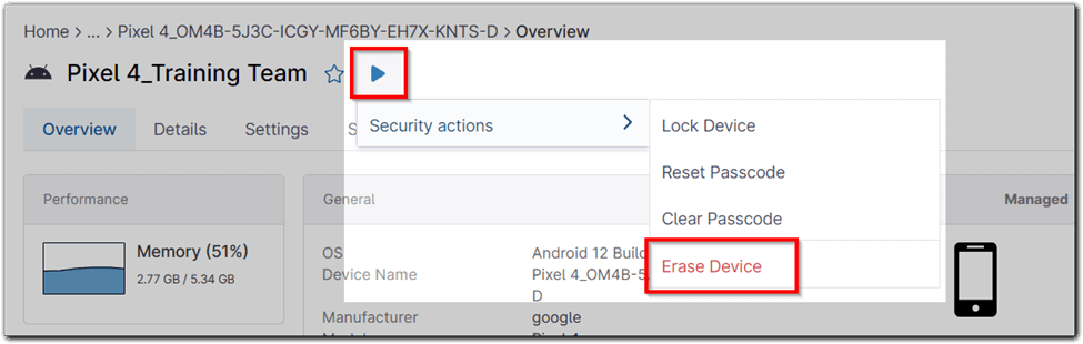 Remove Mobile Device Management | NinjaOne
