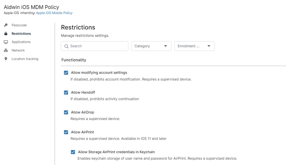 What is iOS device supervision? | NinjaOne