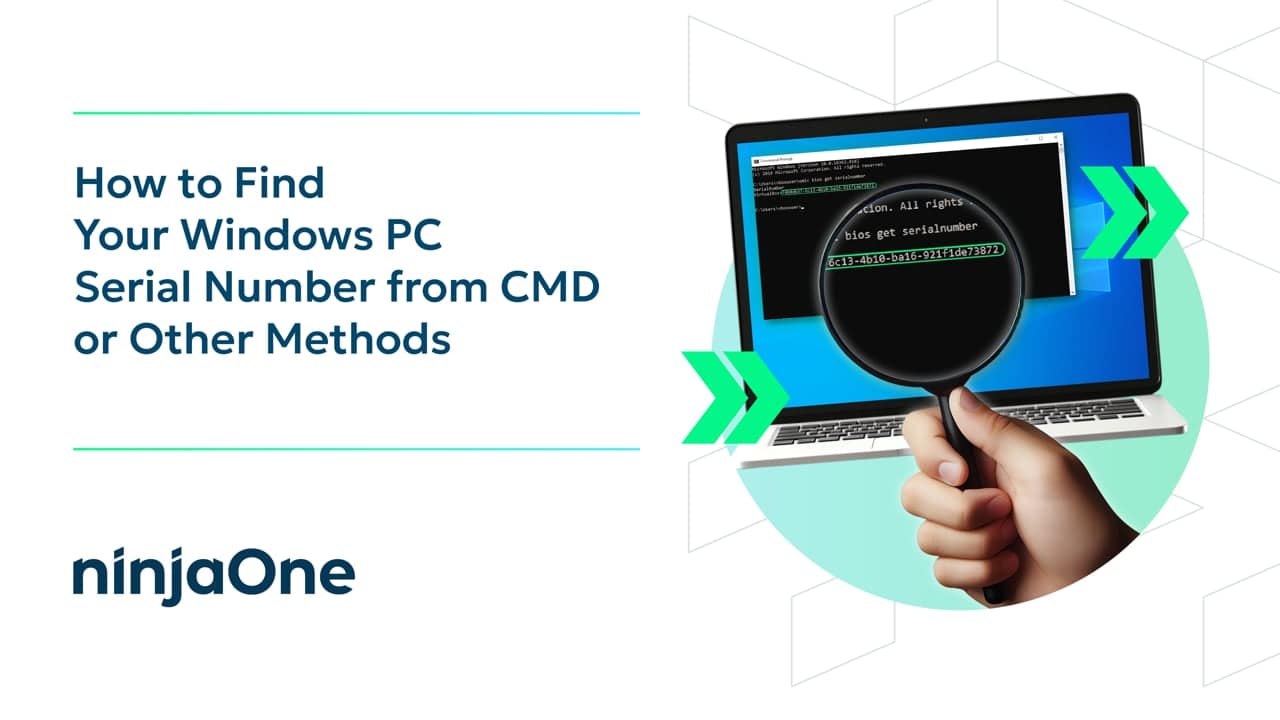 Three Methods for Finding Your Windows PC’s Serial Number | Video IT ...