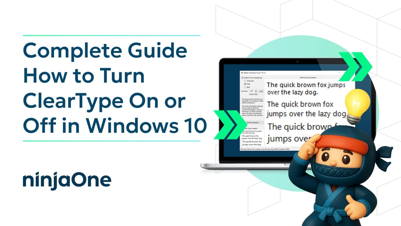 Complete Guide: How to Turn ClearType On or Off in Windows 10 | IT ...