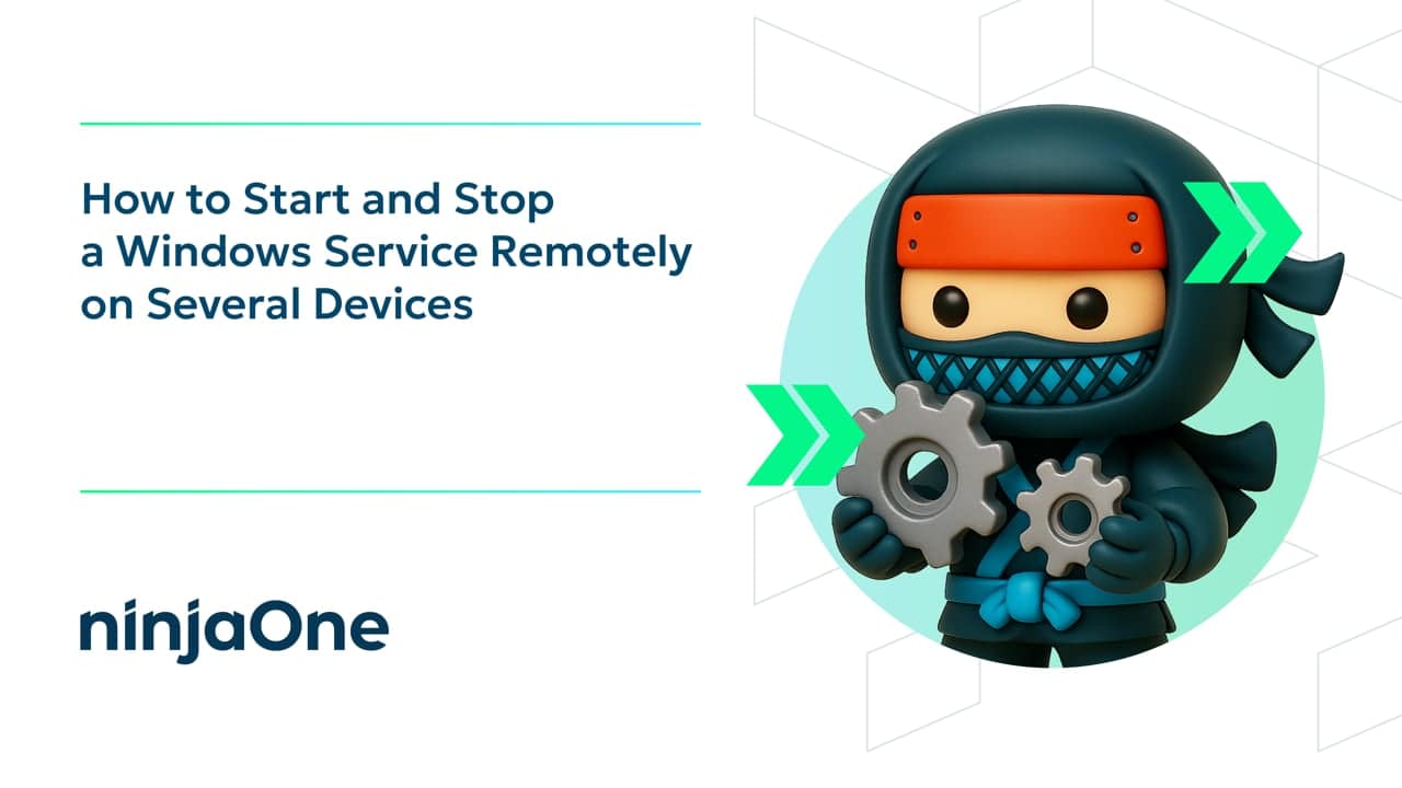 How to Start and Stop a Windows Service Remotely | IT Video Hub | NinjaOne