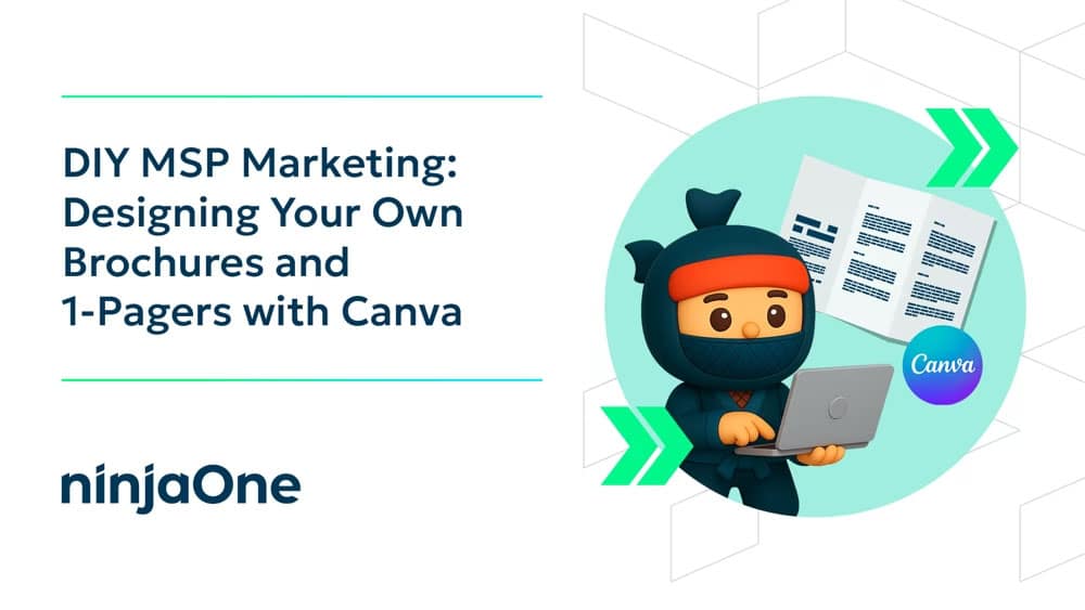 DIY MSP Marketing: Designing Your Own Brochures and 1-Pagers with Canva ...