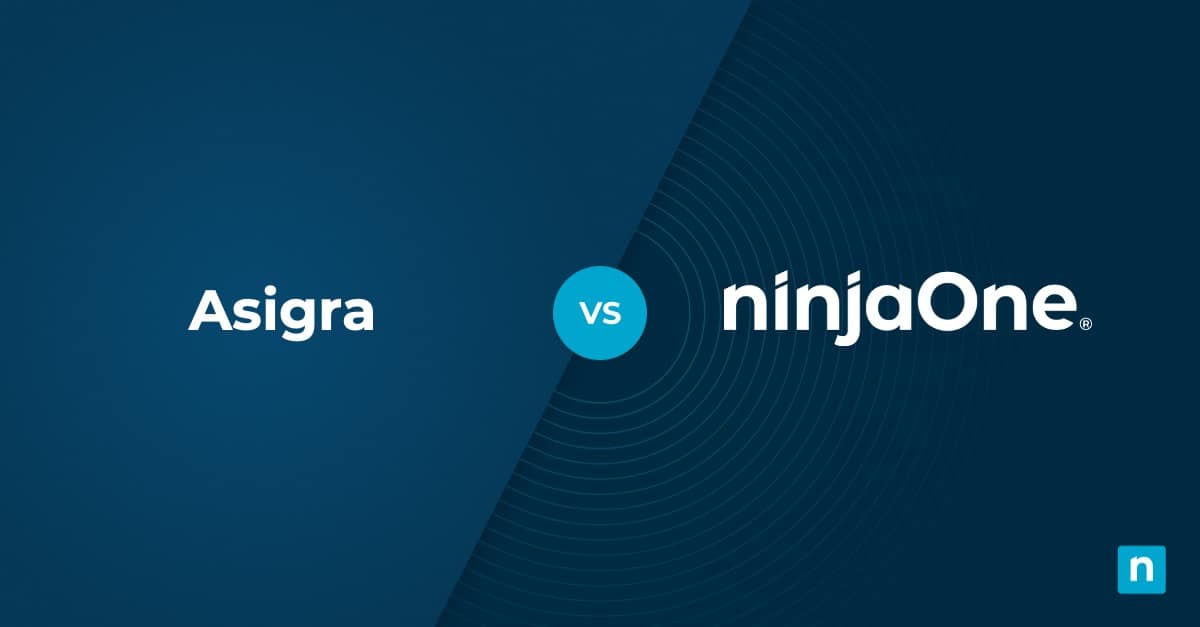 NinjaOne vs Asigra