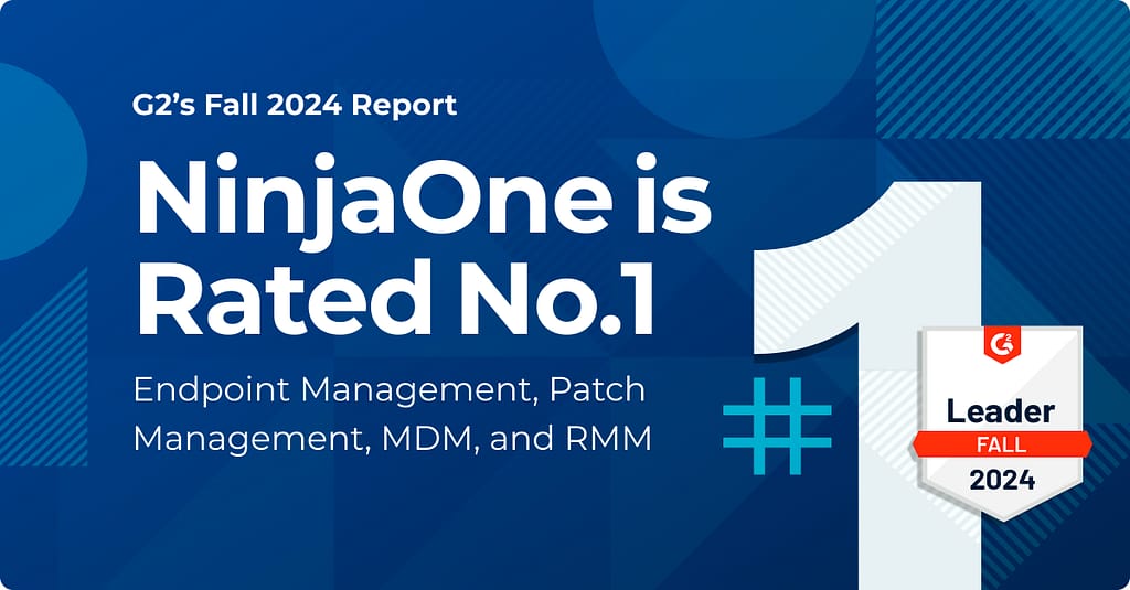 Customers Rate NinjaOne No.1 in 11 IT Categories in G2’s Fall 2024 ...