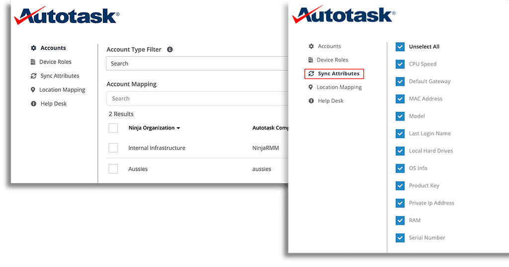 NinjaOne and Autotask Integration - Seamless Two-Way Integration
