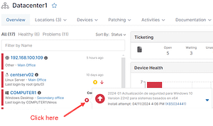 Dashboard Inventory Alerts| NinjaOne
