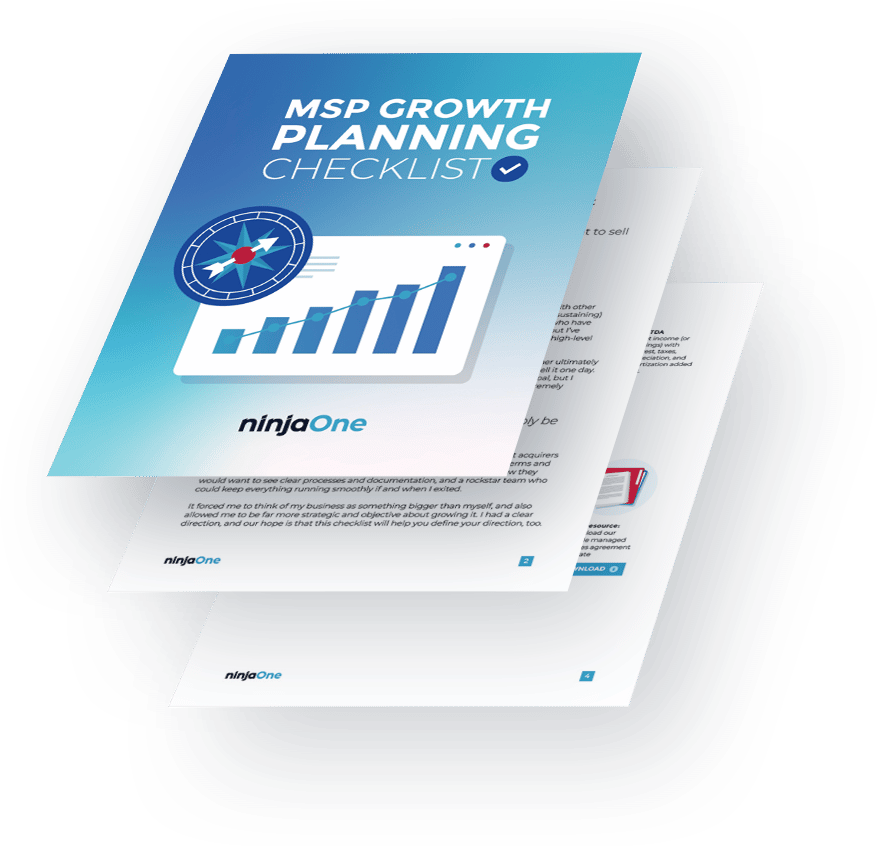 MSP Growth Planning Checklist Tech Reseller - NinjaOne