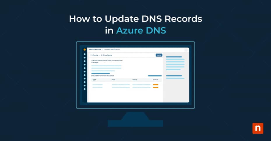 How to Update DNS Records in Azure DNS | NinjaOne