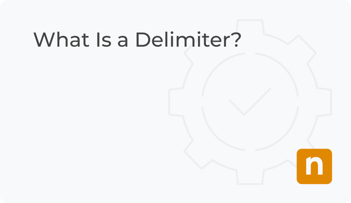 What Is a Delimiter? | Definition | NinjaOne