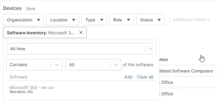 Software Groups - NinjaOne