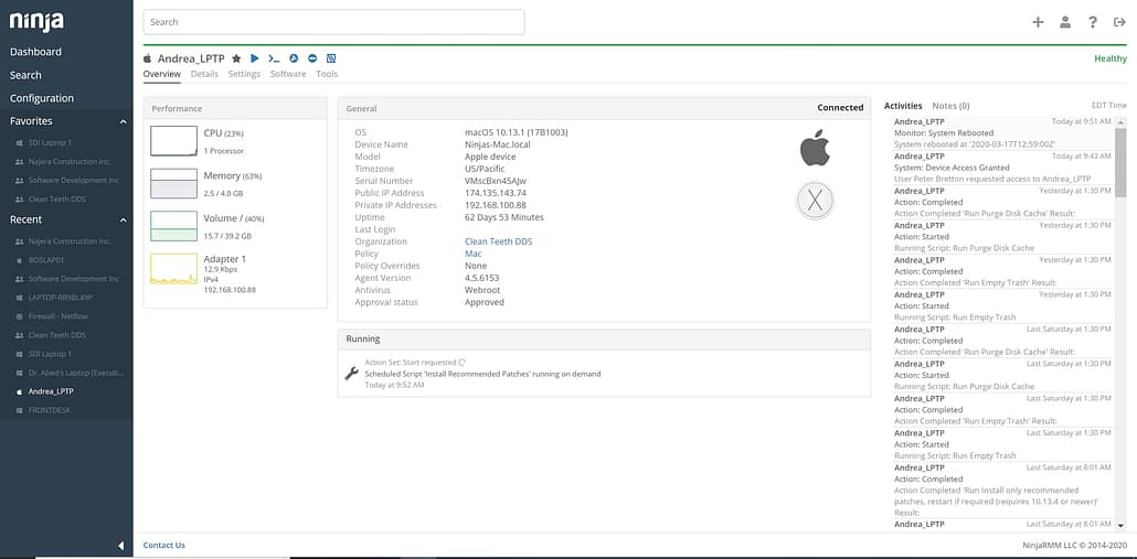 Mac-Software voor Eindpuntbeheer | NinjaOne Mac-Software voor Eindpuntbeheer | NinjaOne
